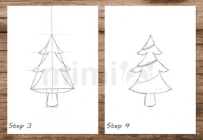 Christmas Tree Drawing: Step-by-Step Tutorial | Mimi Panda