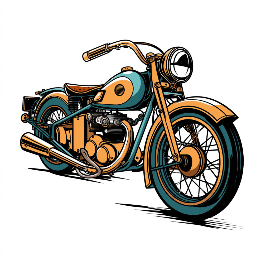 Free Biker Coloring Page | Coloring Pages Mimi Panda