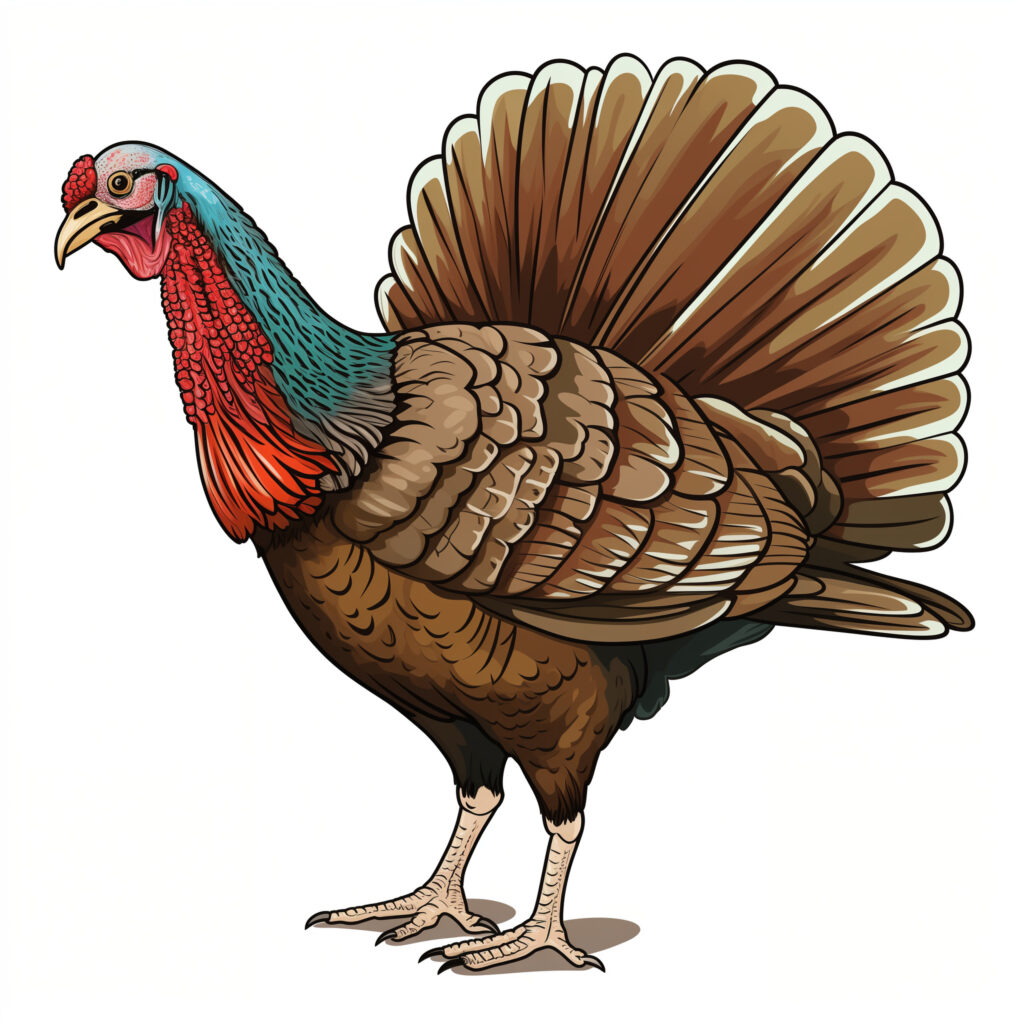 Turkey Coloring Page | Coloring Pages Mimi Panda