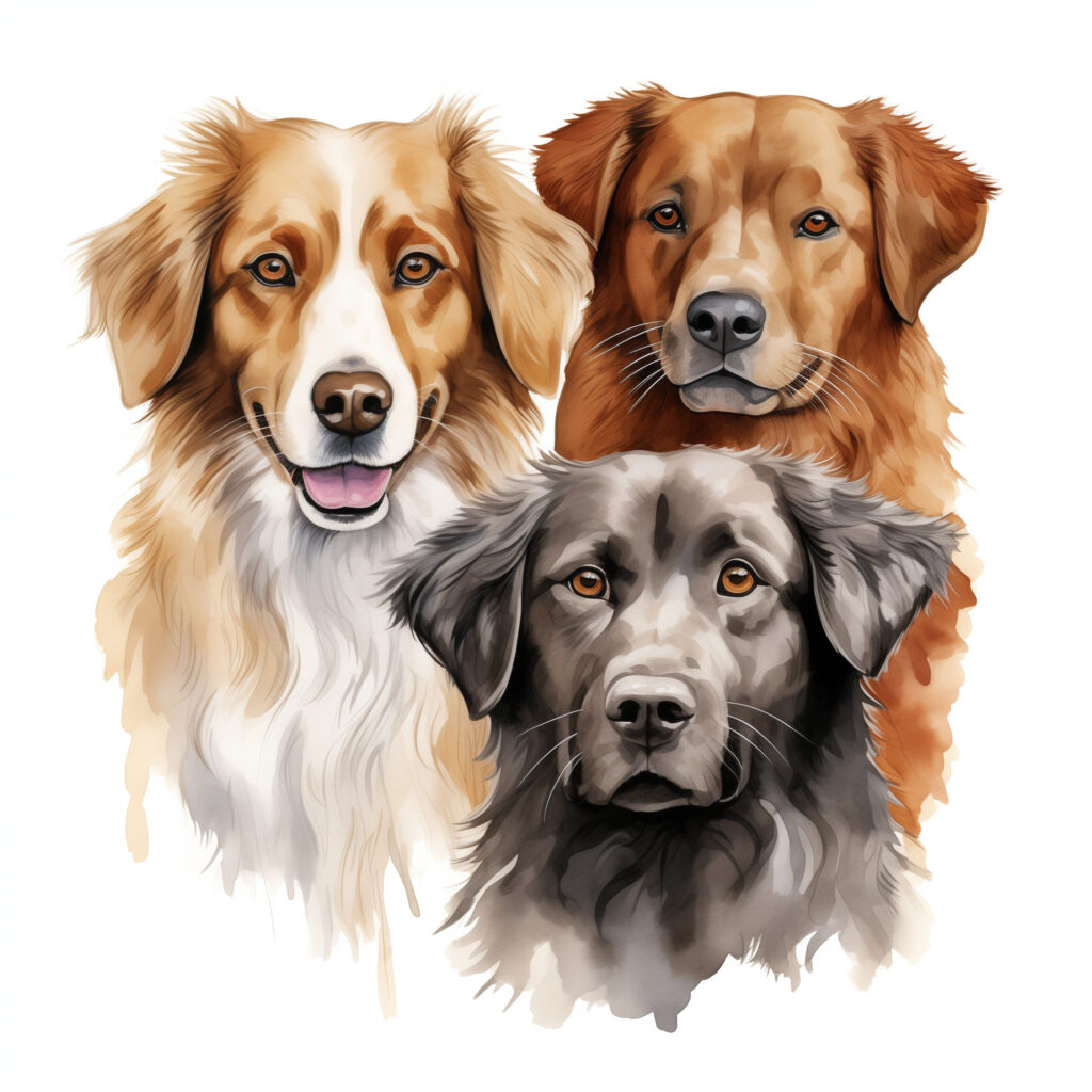 Adult Dogs | Coloring Pages Mimi Panda