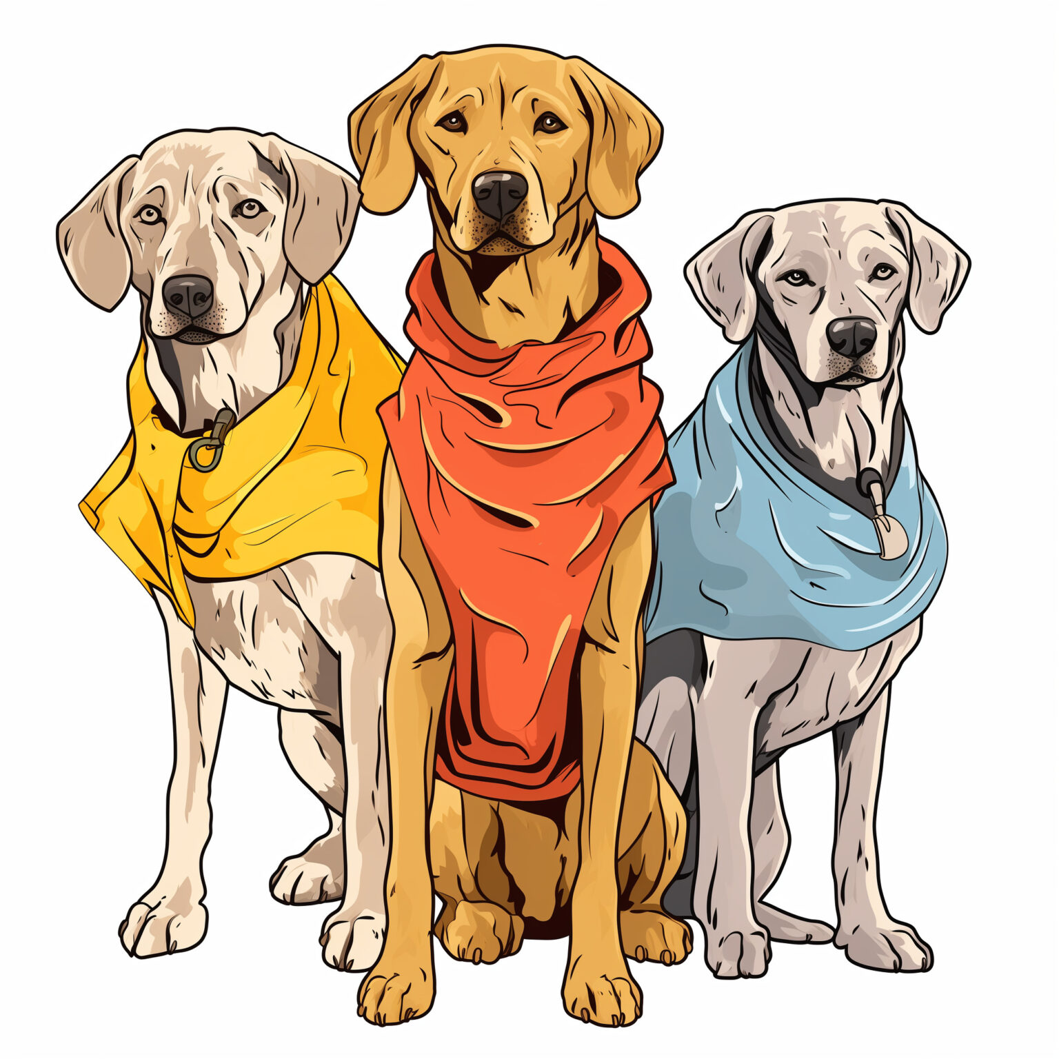 Funny Dogs Coloring Page | Coloring Pages Mimi Panda