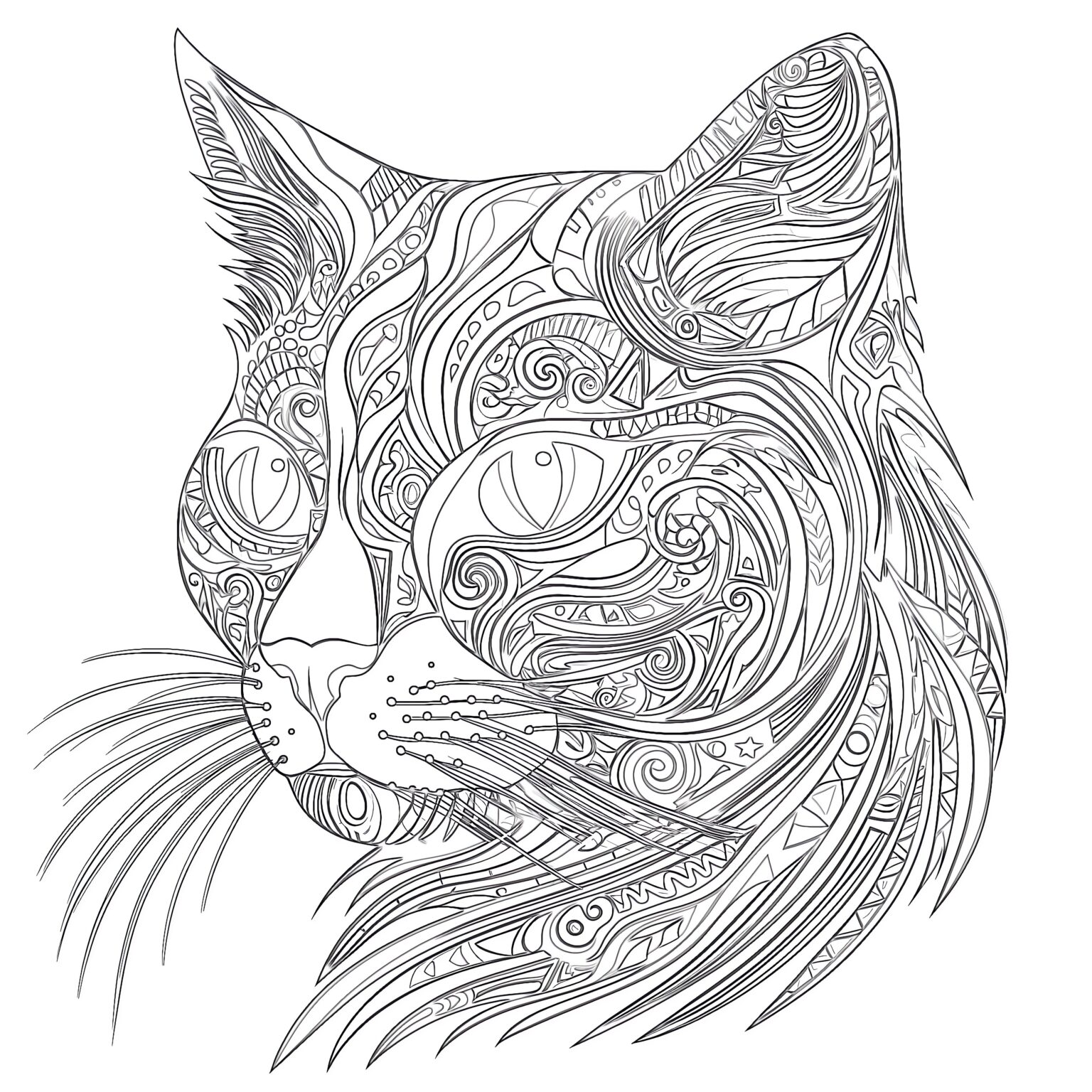 Gatos Para Colorear | Páginas Para Colorear Mimi Panda⁤