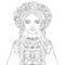 Beautiful Ukrainian Girl In National Ukrainian Costume | Coloring Pages ...