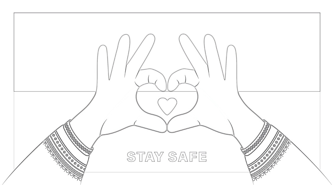 Printable Pray For Ukraine Peace Coloring Page - Mimi Panda