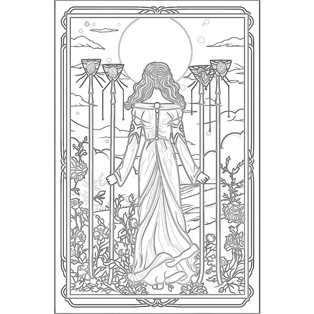 Fantasy And Mythology Coloring Pages - Mimi Panda