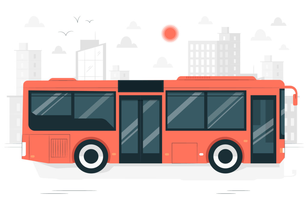 Printable City Bus Coloring Page - Mimi Panda