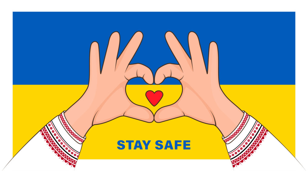 Printable Pray For Ukraine Peace Coloring Page - Mimi Panda