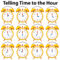 Printable Telling Time To The Hour Coloring Page - Mimi Panda
