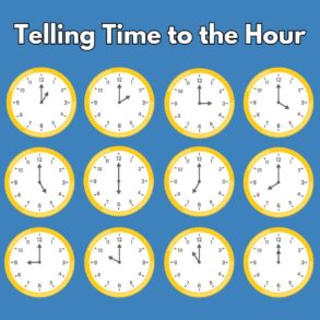 Telling Time To The Hour Coloring Page | Coloring Pages Mimi Panda