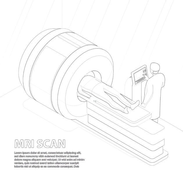 Printable Scan Diagnostic Coloring Page - Mimi Panda