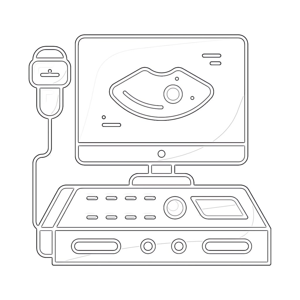 Doctor And Blood Sampling | Coloring Pages Mimi Panda