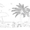 Summer Beach coloring page | Mimi-panda.com