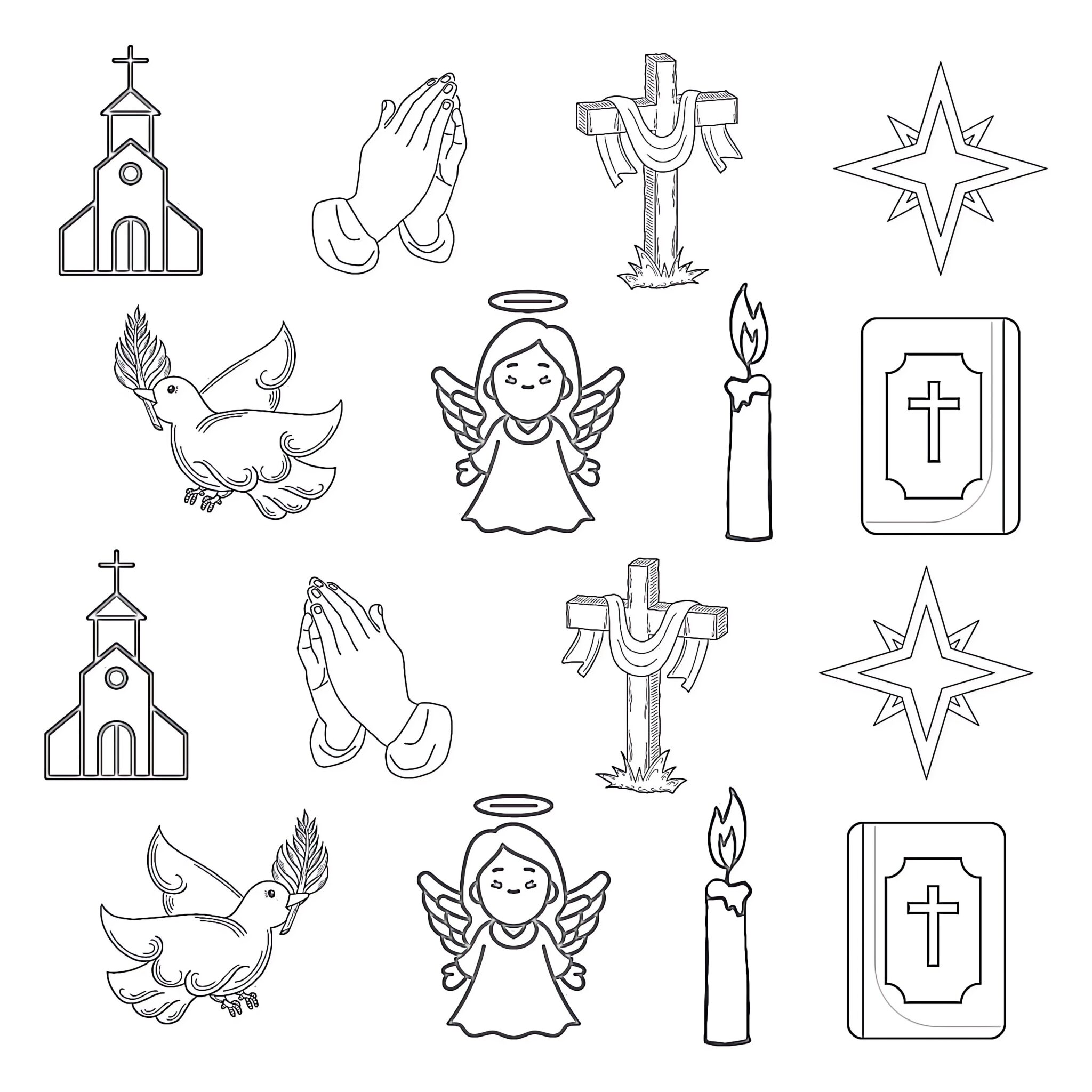 Parts Of Catholic Mass Worksheet Sketch Coloring Page
