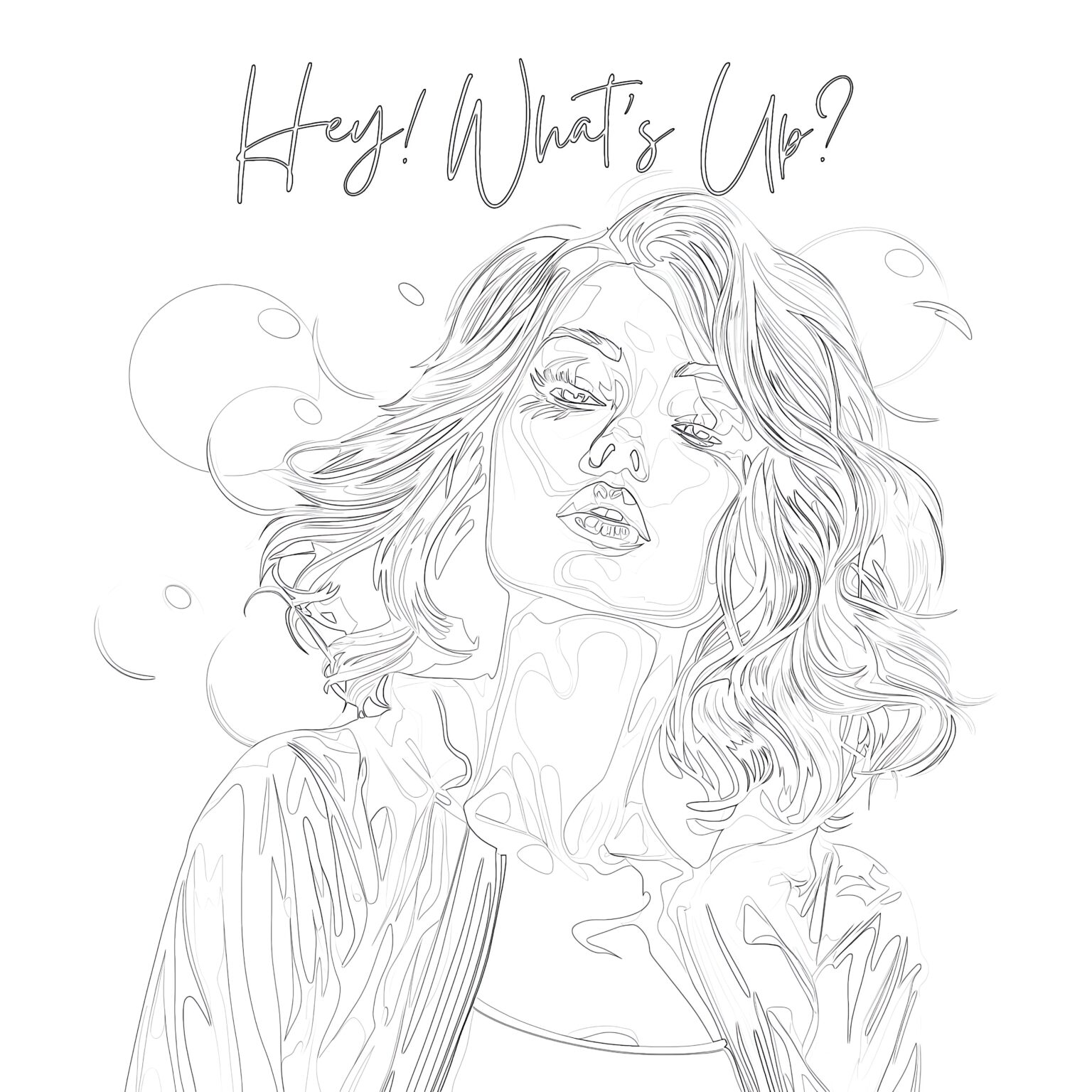 Hey! What's Up? | Coloring Pages Mimi Panda