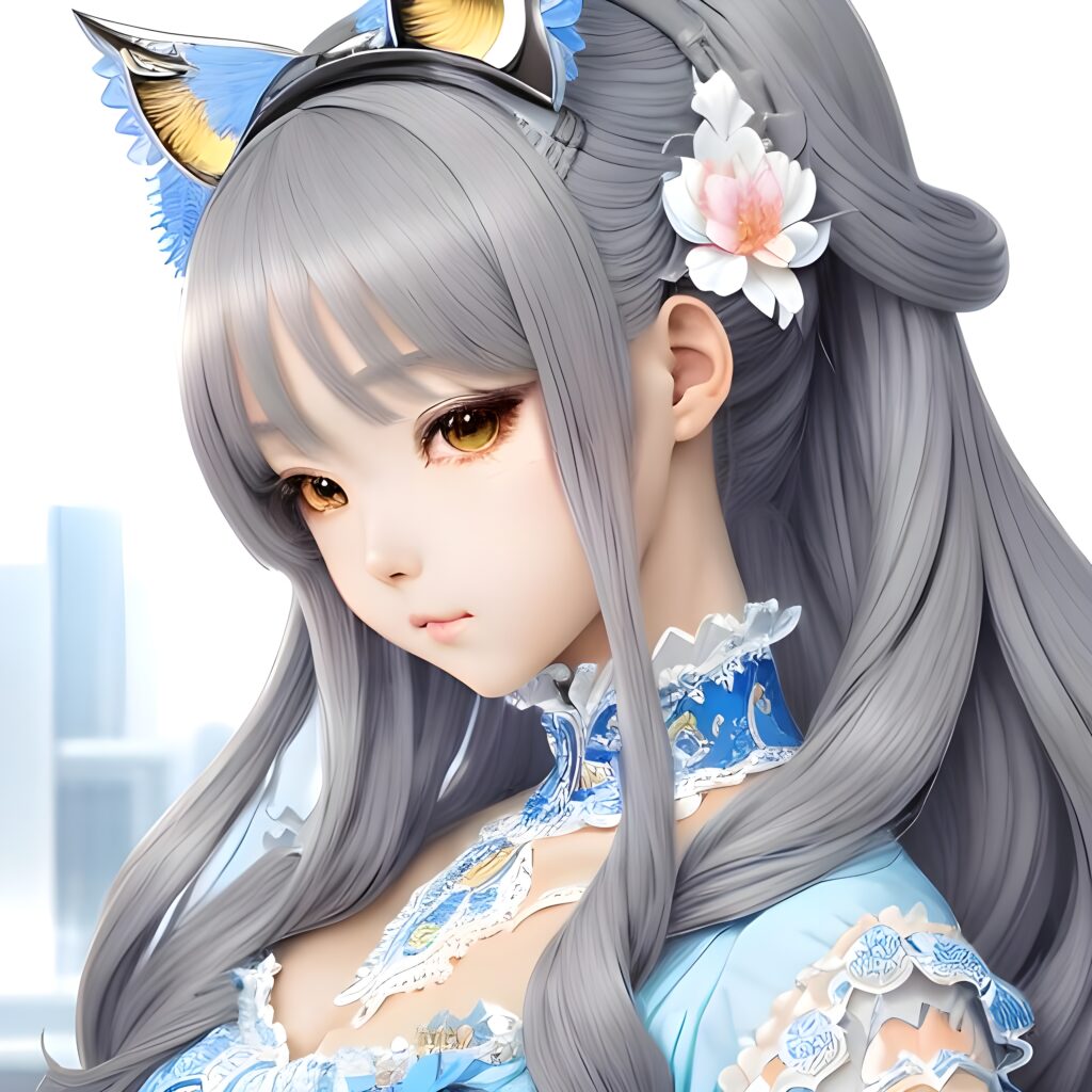 Mignonne fille d'anime | Coloriages Mimi Panda