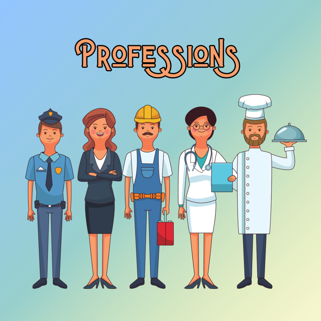 Professions Coloring Page | Coloring Pages Mimi Panda