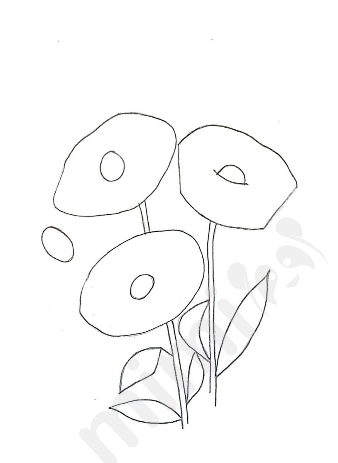 Flower Drawing: Step-by-Step Tutorial | Mimi Panda