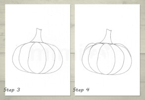 Pumpkin Drawing: Step-by-Step Tutorial | Mimi Panda