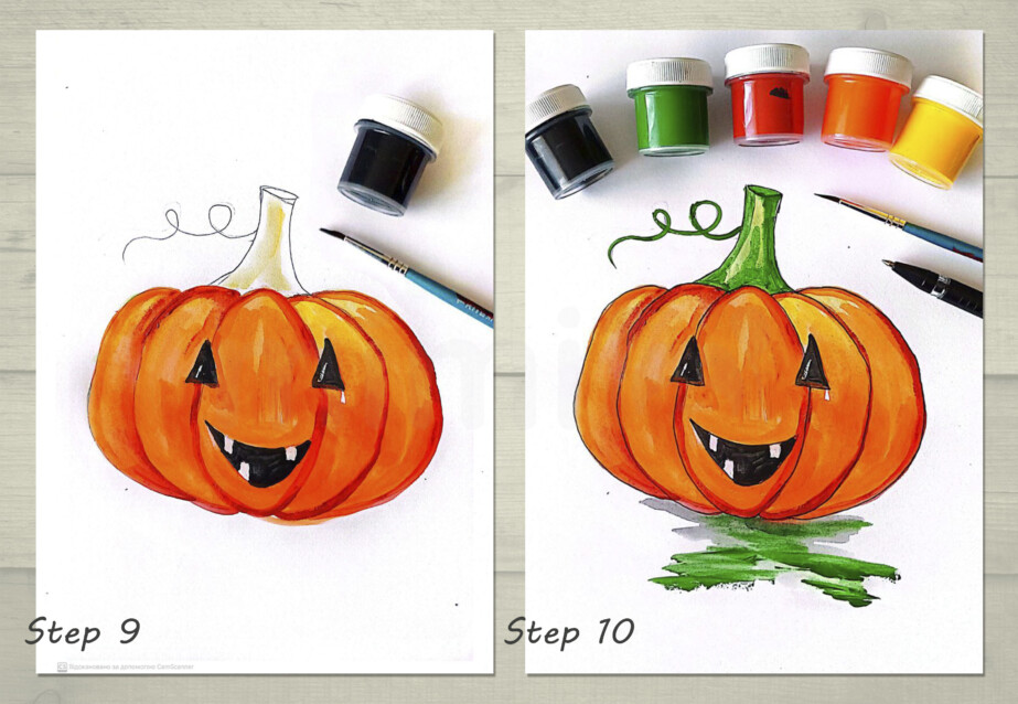 Pumpkin Drawing: Step-by-Step Tutorial | Mimi Panda