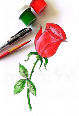 Rose Drawing: Step-by-Step Tutorial | Mimi Panda
