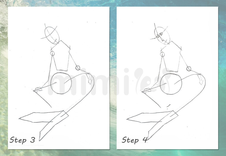 Mermaid Drawing: Step-by-Step Tutorial | Mimi Panda