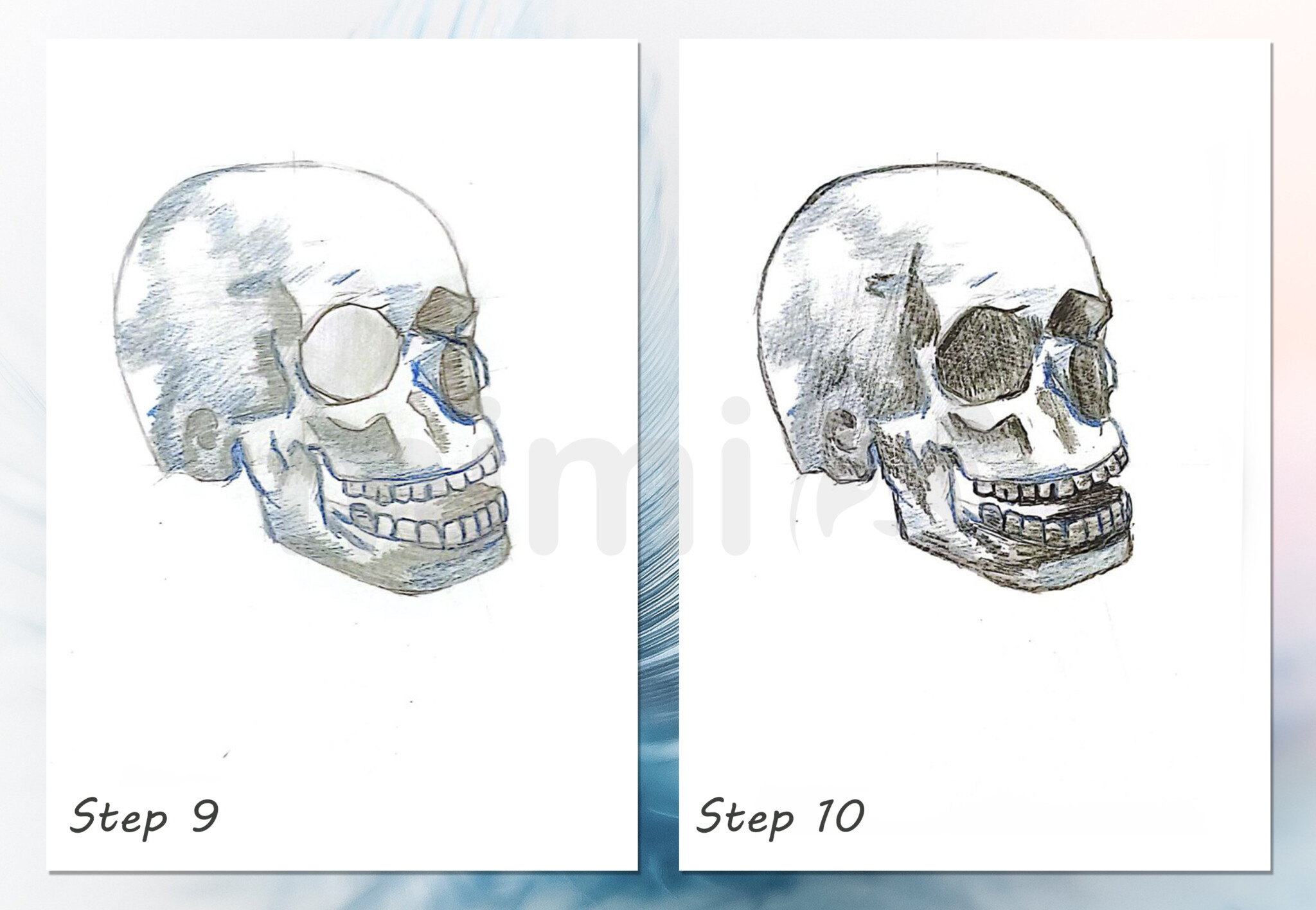 Skull Drawing: Step-by-Step Tutorial | Mimi Panda