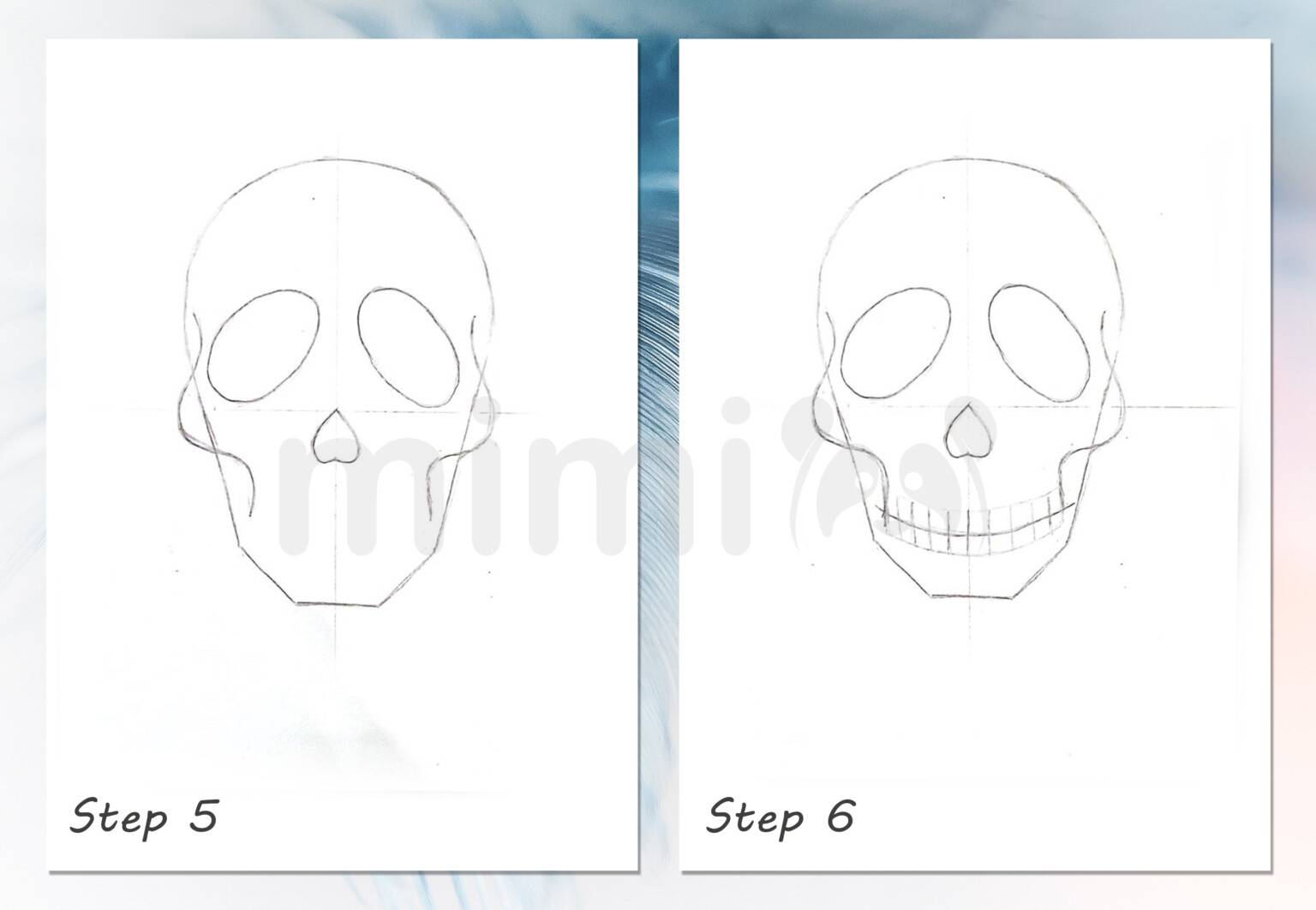 Skull Drawing: Step-by-Step Tutorial | Mimi Panda