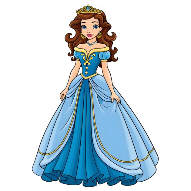 Princess Coloring Page | Coloring Pages Mimi Panda