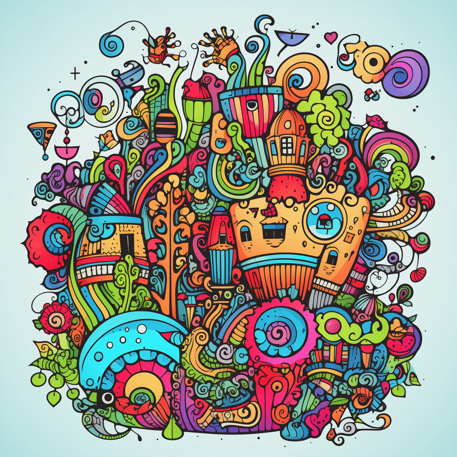 Adult Coloring Finished Coloring Page | Coloring Pages Mimi Panda