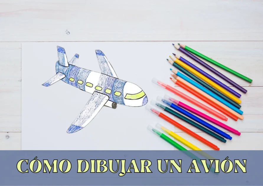 Cómo Dibujar un Avión: Paso a Paso | Cómo Mimi Panda