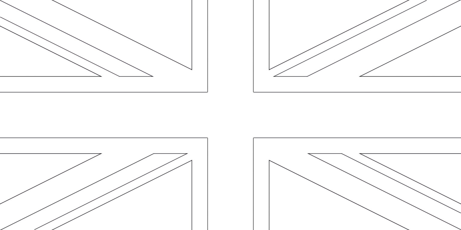 England Flag Coloring Page | Coloring Pages Mimi Panda