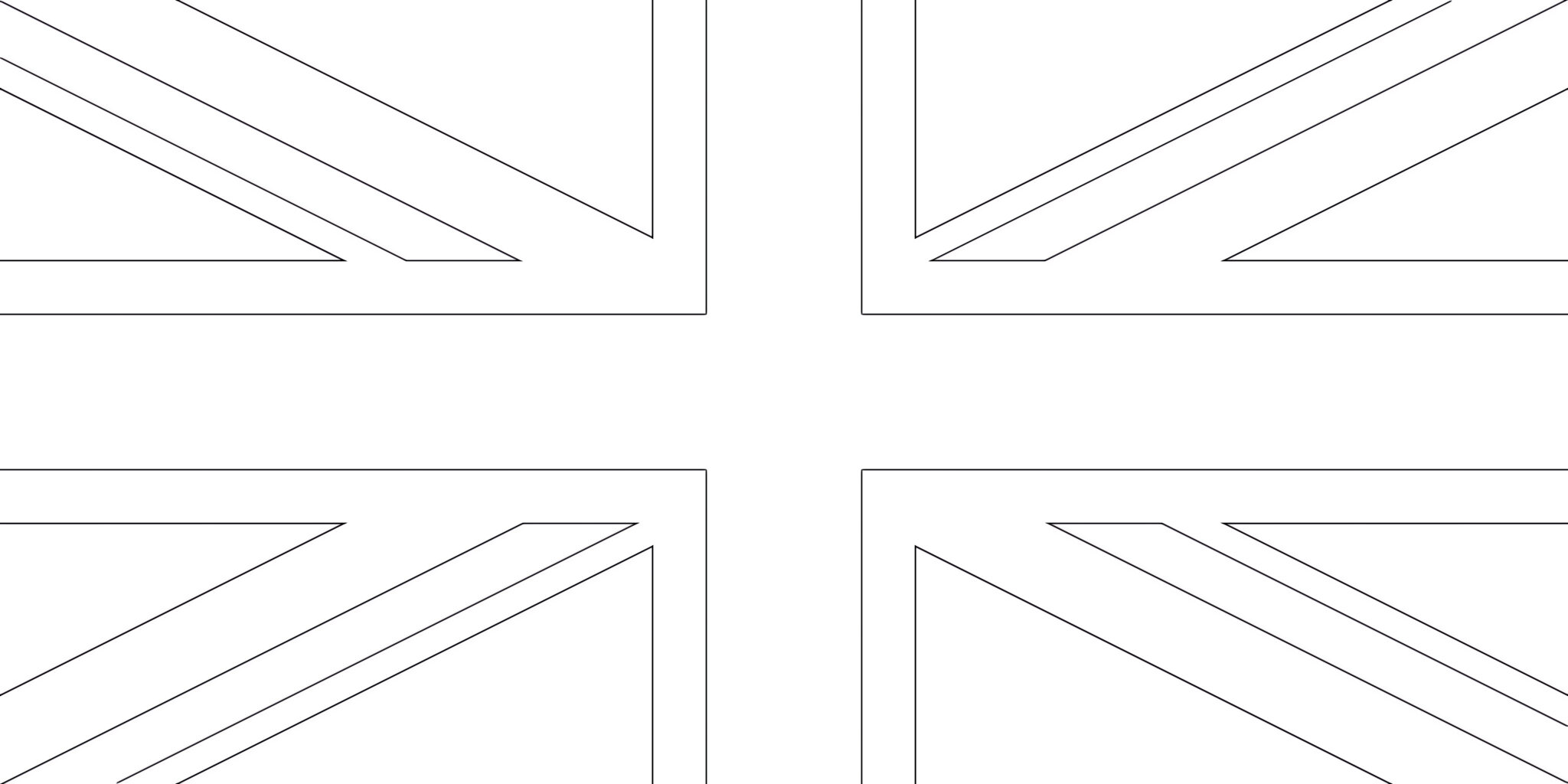England Flag Coloring Page | Coloring Pages Mimi Panda