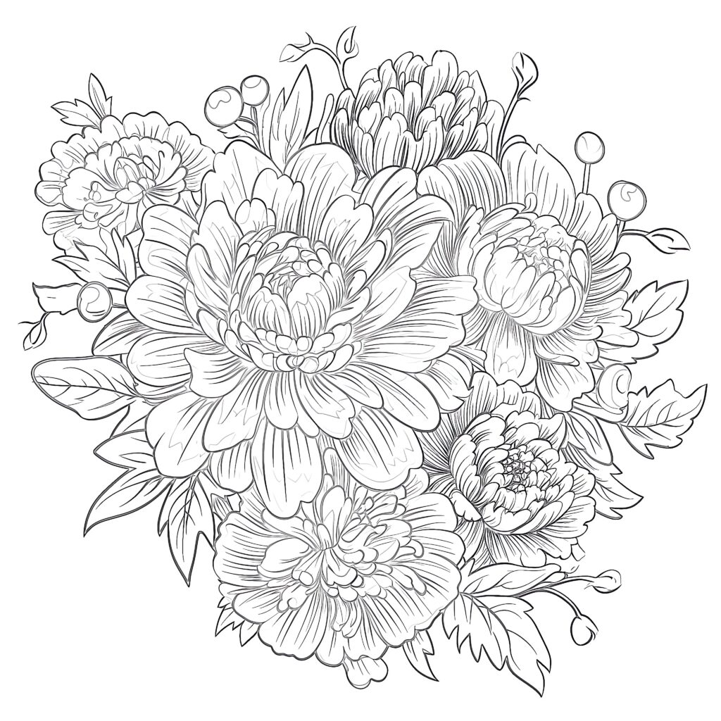 Adult Mandala Pink Coloring Page | Coloring Pages Mimi Panda