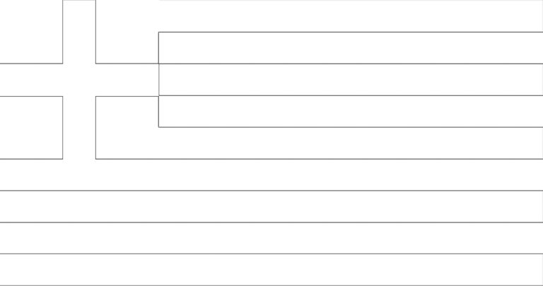 Greek Flag Coloring Page | Coloring Pages Mimi Panda