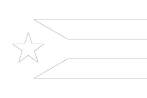 Puerto Rico Flag Coloring Page | Coloring Pages Mimi Panda