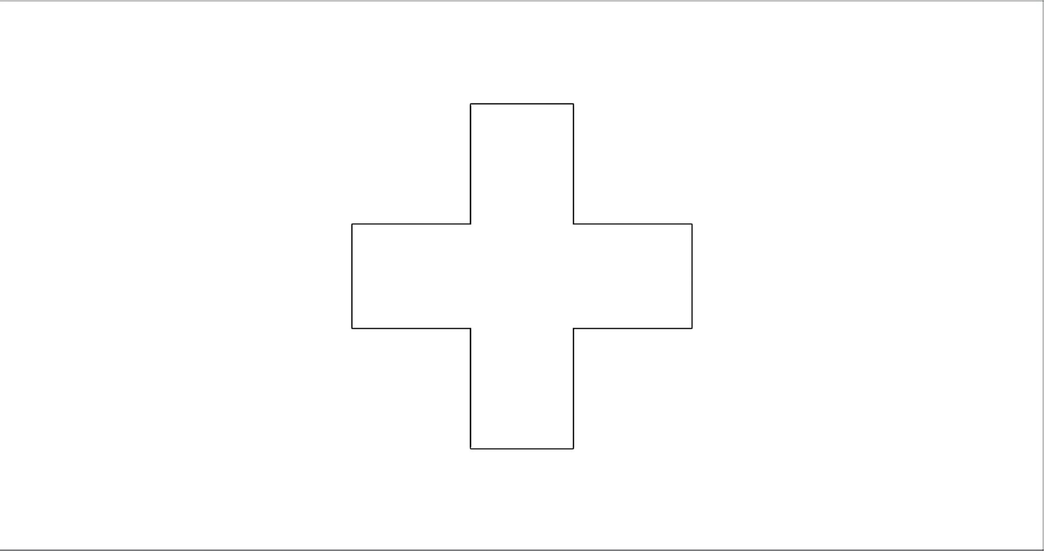 Switzerland Flag Printable Coloring Page | Coloring Pages Mimi Panda