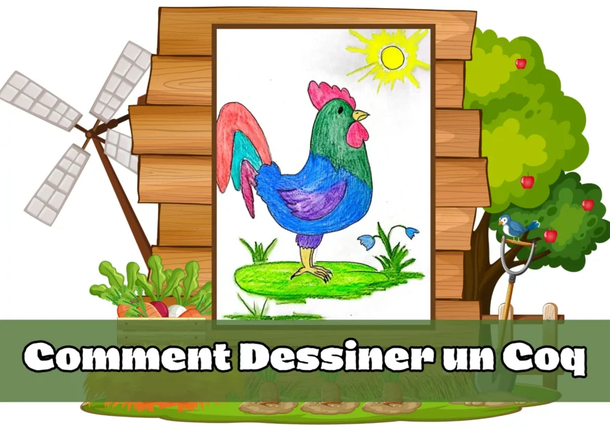 Comment Dessiner un Coq: Un pas à pas | Comment Faire Mimi Panda