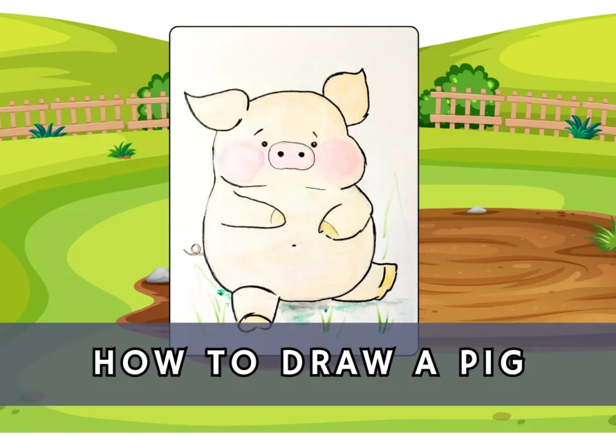 How to Draw a Pig: A Step-by-Step | How to Mimi Panda