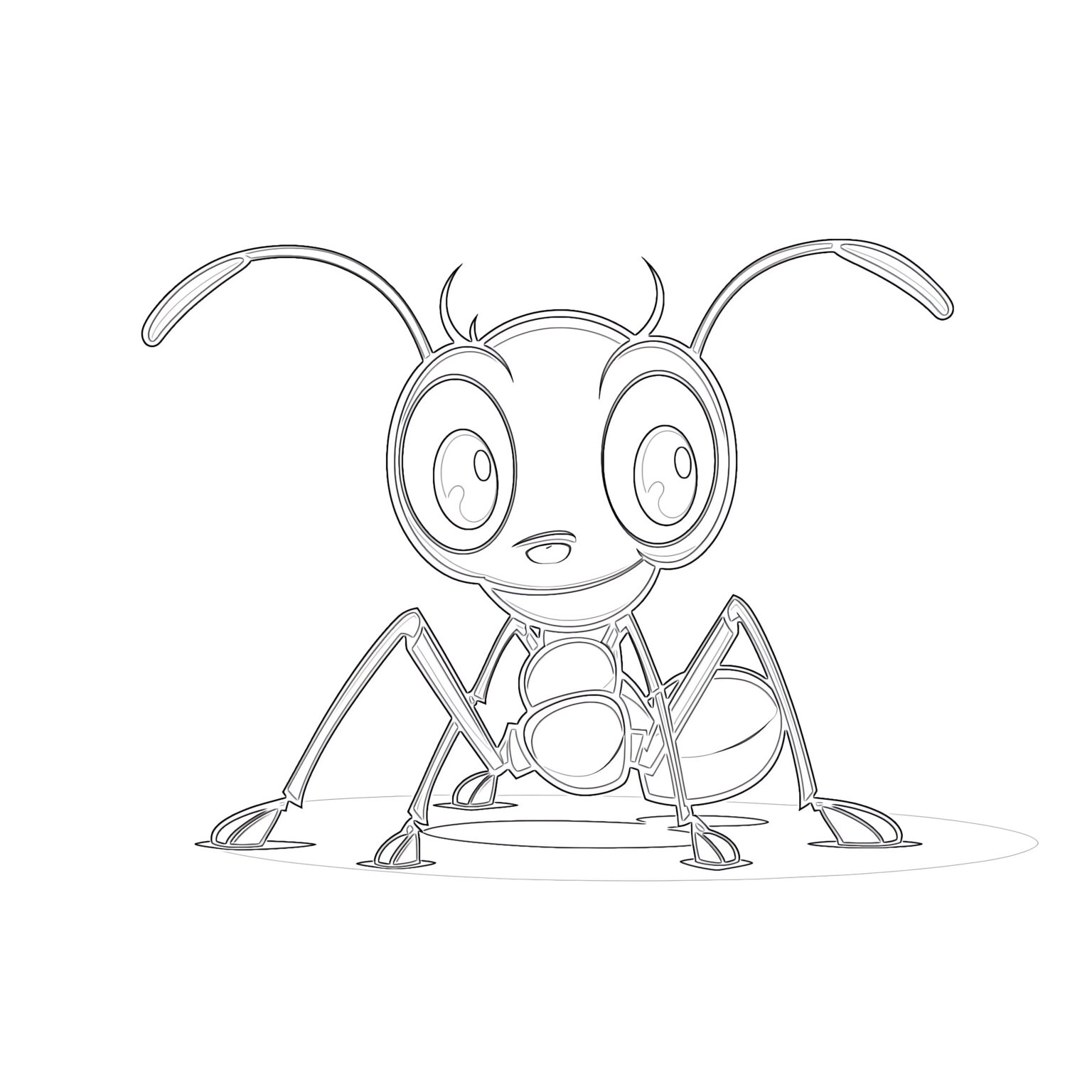 Ant Coloring Pages For Preschoolers | Coloring Pages Mimi Panda