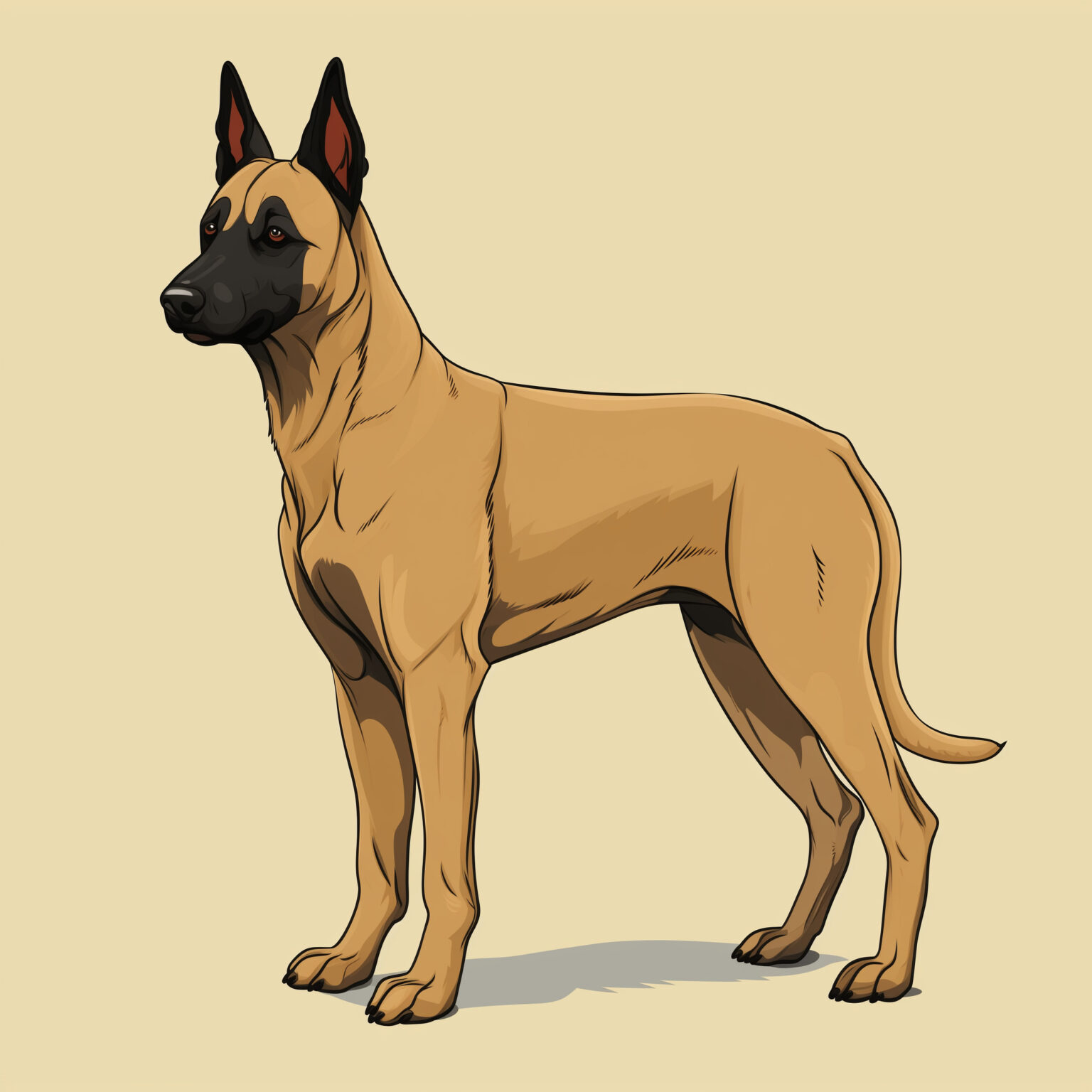 Belgian Malinois Coloring Pages | Coloring Pages Mimi Panda