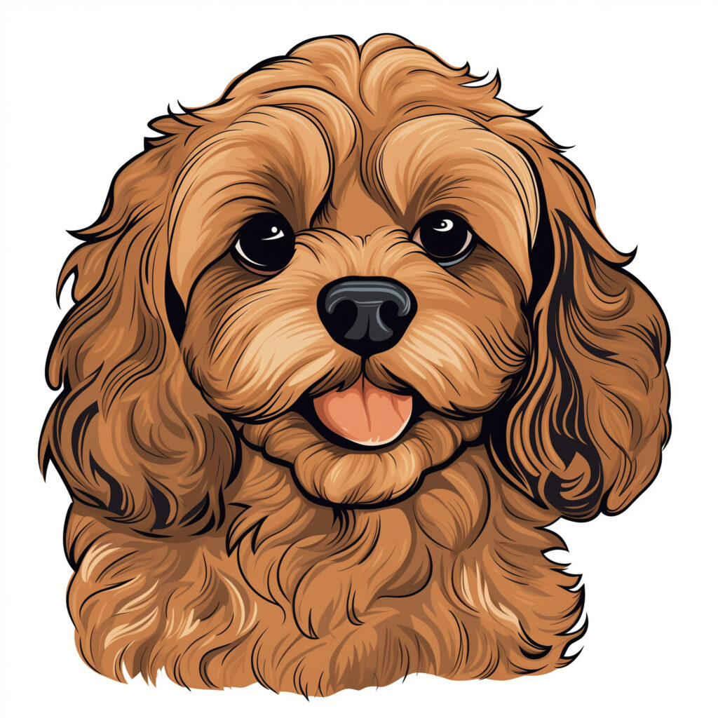 Cavapoo Coloring Pages | Coloring Pages Mimi Panda