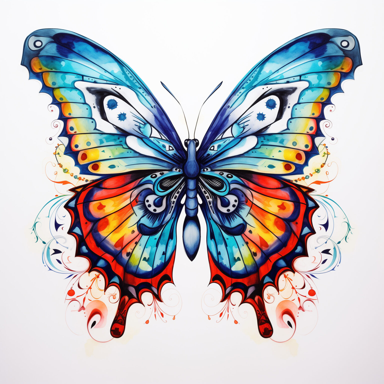 Coloring Pages For Adults Butterfly | Coloring Pages Mimi Panda