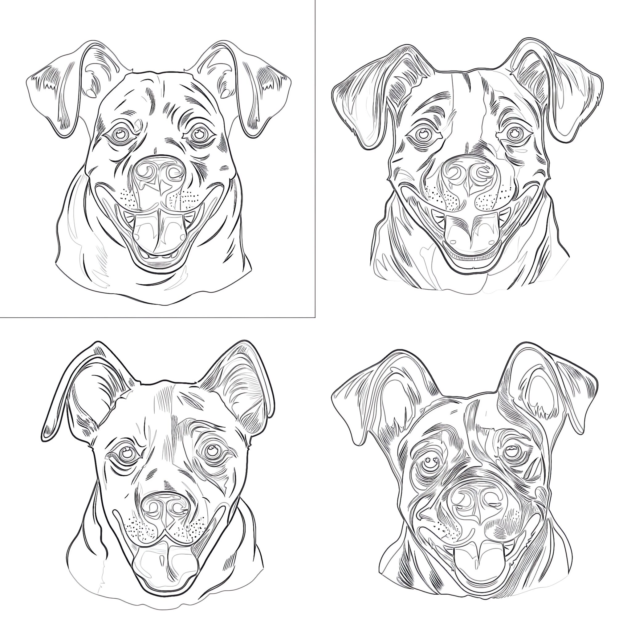 Páginas Para Colorear de Perros Para Imprimir | Páginas Para Colorear ...