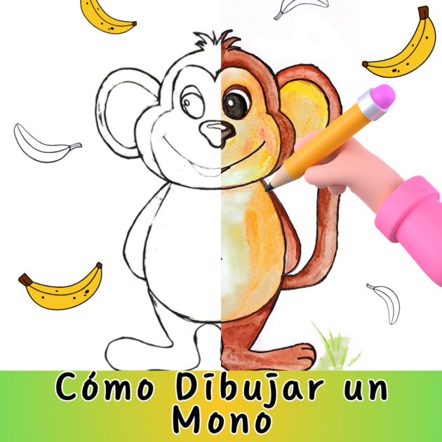 Cómo Dibujar un Mono: Paso a Paso | Cómo Mimi Panda⁤