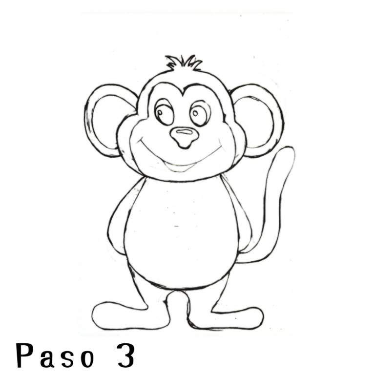 Cómo Dibujar un Mono: Paso a Paso | Cómo Mimi Panda⁤