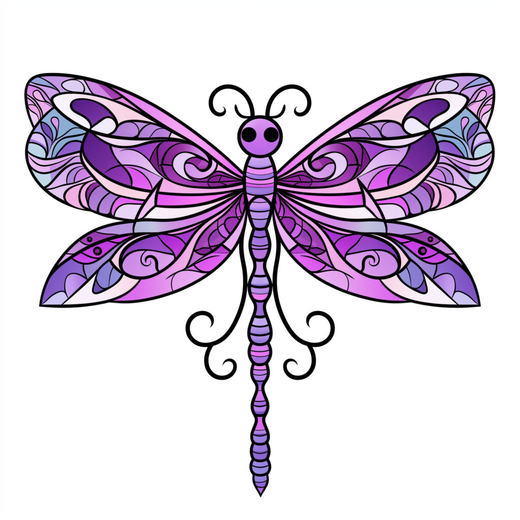 Dragonfly Coloring Page Free | Coloring Pages Mimi Panda