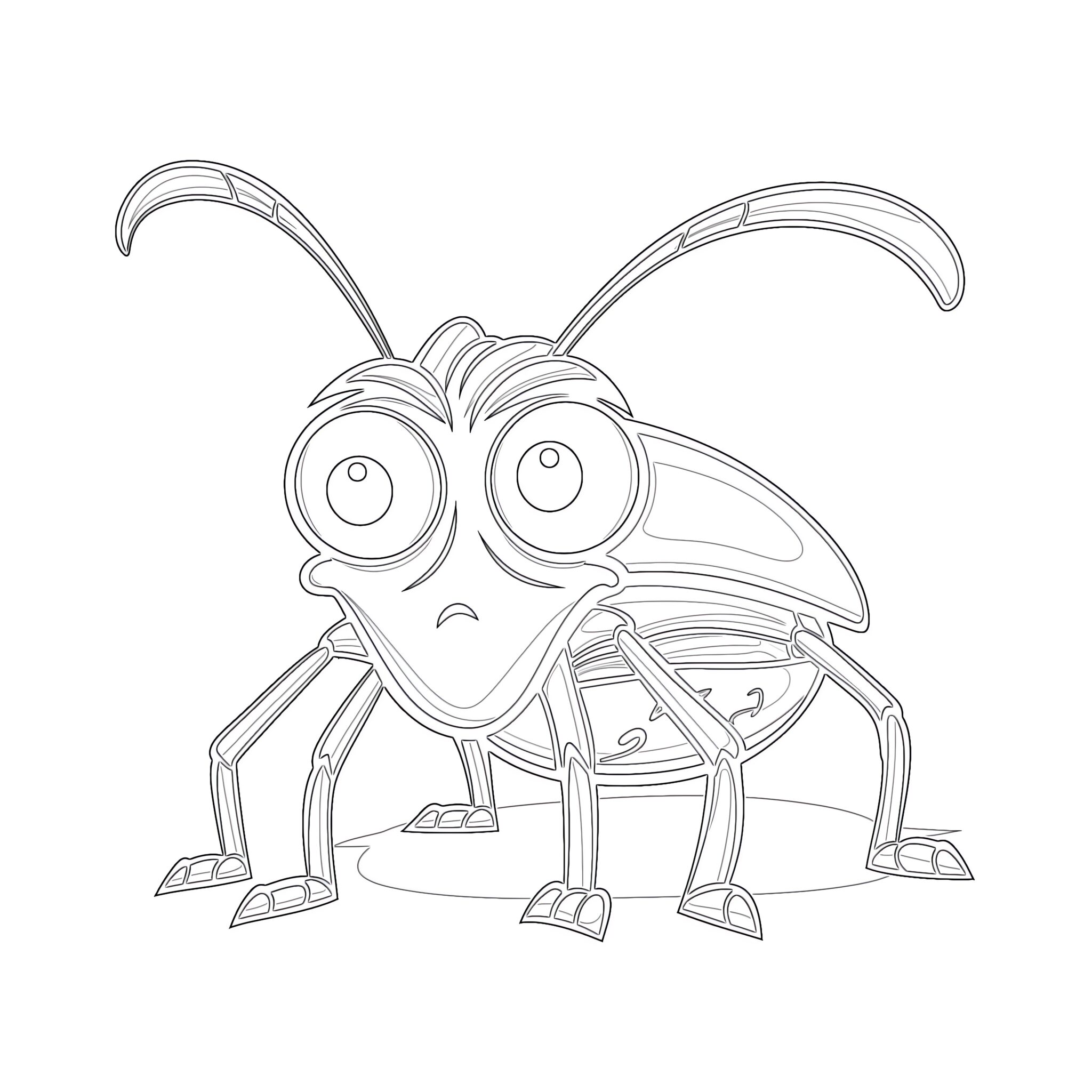 Free Bug Coloring Pages | Coloring Pages Mimi Panda