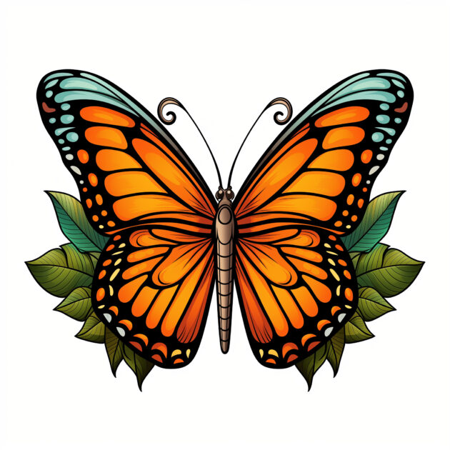 Free Printable Monarch Butterfly Coloring Pages | Coloring Pages Mimi Panda