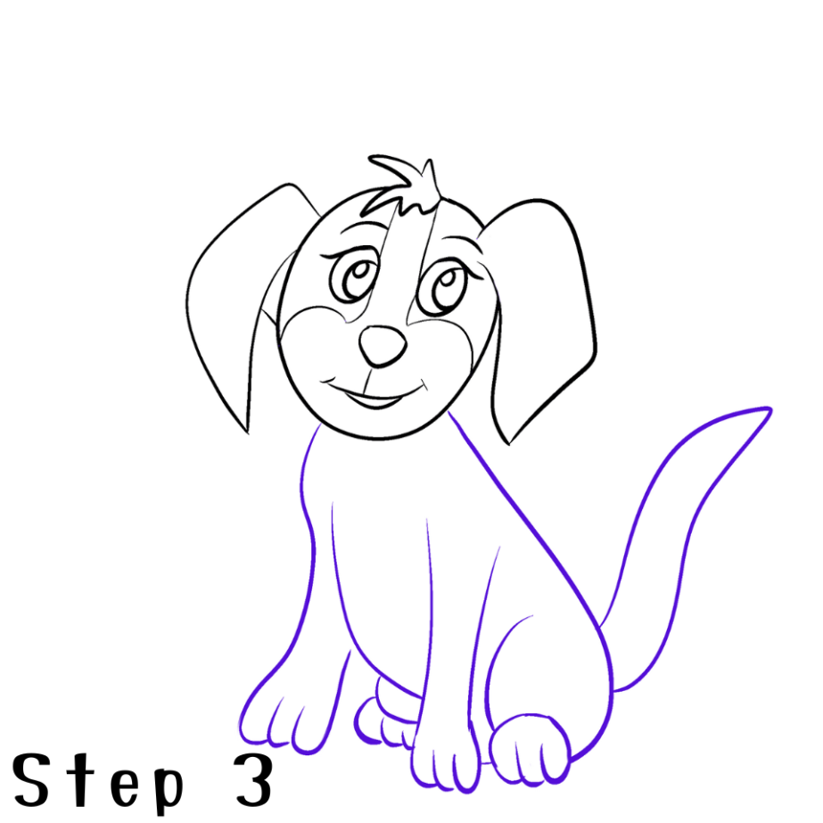 How to Draw a Dog: A Step-by-Step | How to Mimi Panda