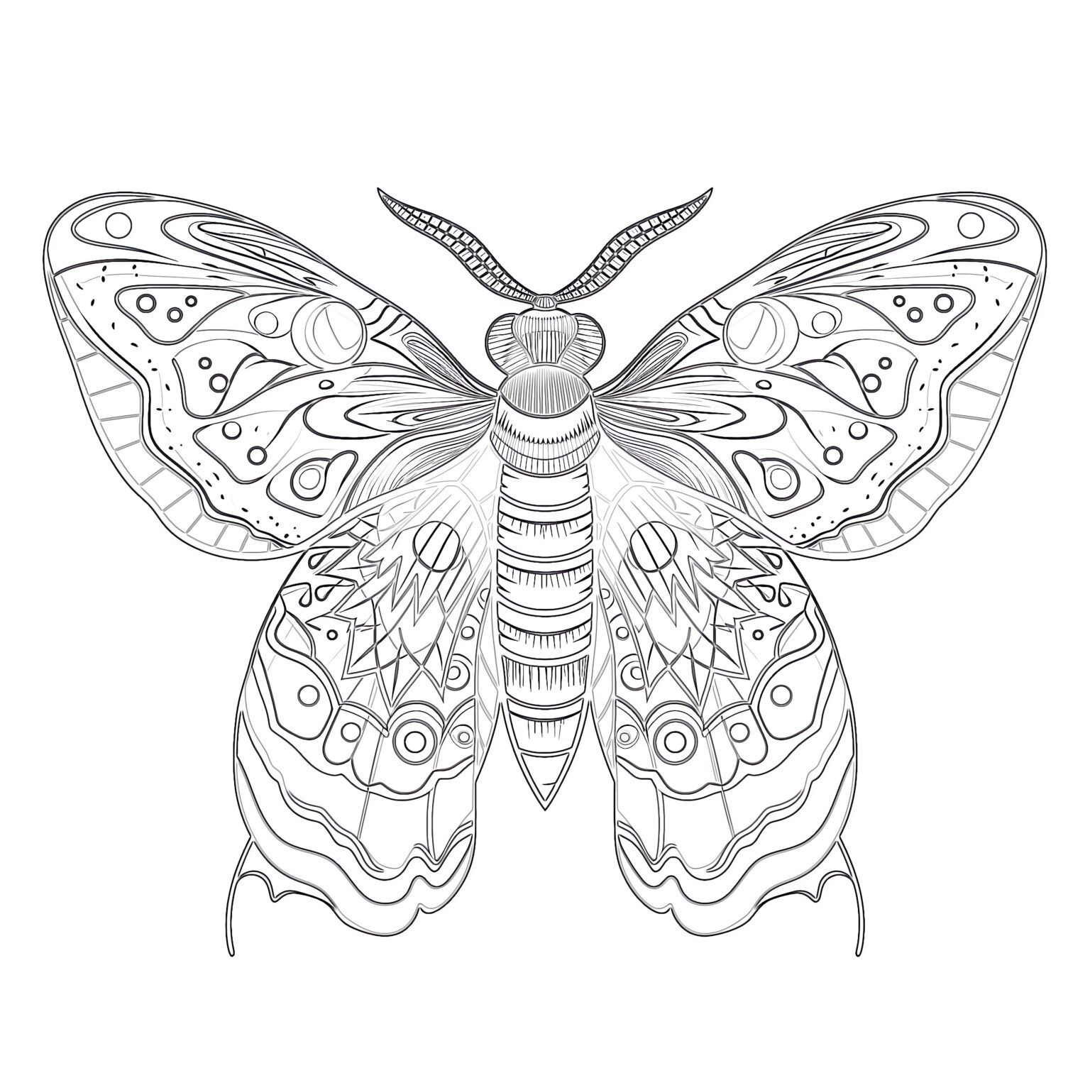 Cute Insects Coloring Page | Coloring Pages Mimi Panda